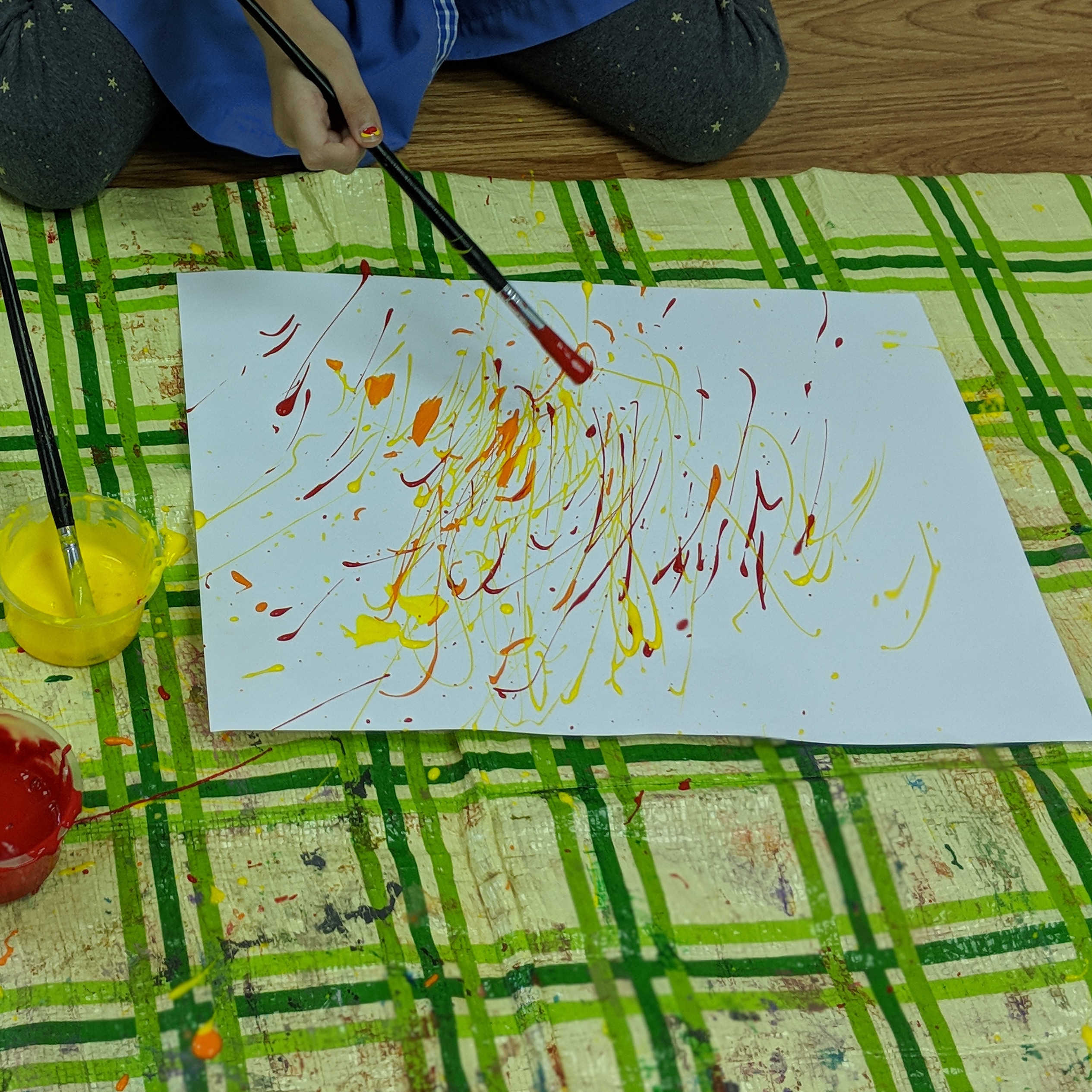 Jackson Pollock’s Drip Painting | teachersherilyn.com