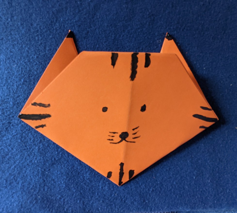 How to make a “Tiger Origami”: Chinese New Year art and craft ...